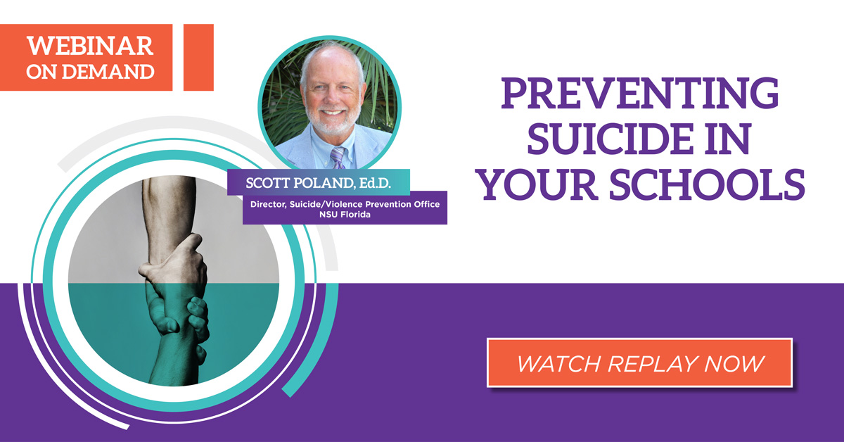 Preventing Suicide in Your Schools - Extended Q&A