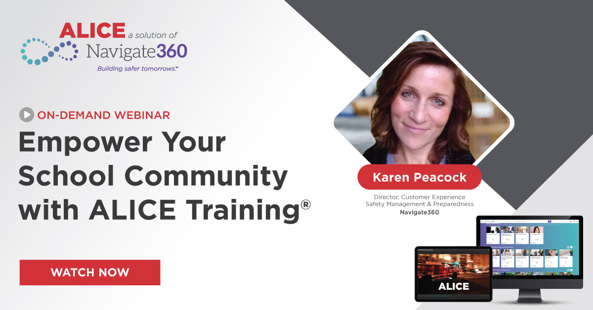 Empower Your School Community with ALICE Training®
