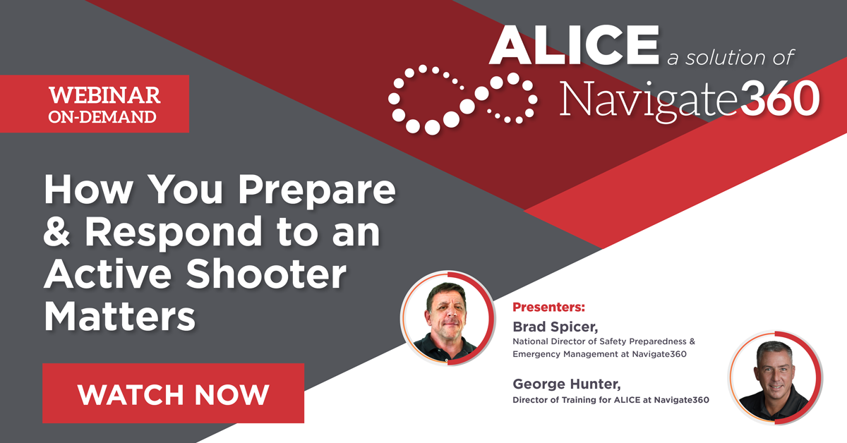 How You Prepare & Respond to an Active Shooter Matters