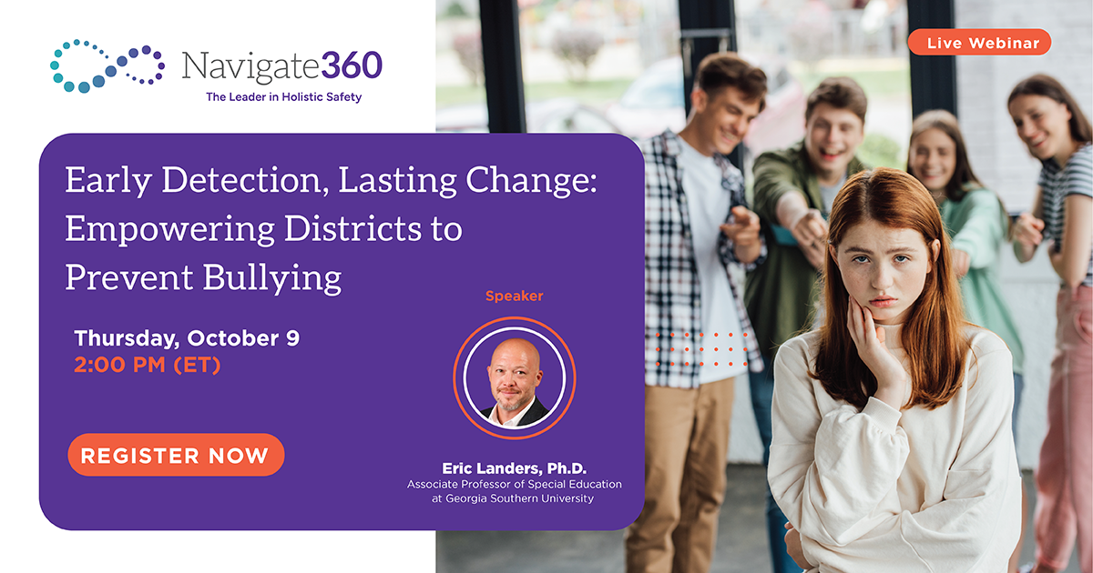 Early Detection, Lasting Change: Empowering Districts to Prevent Bullying